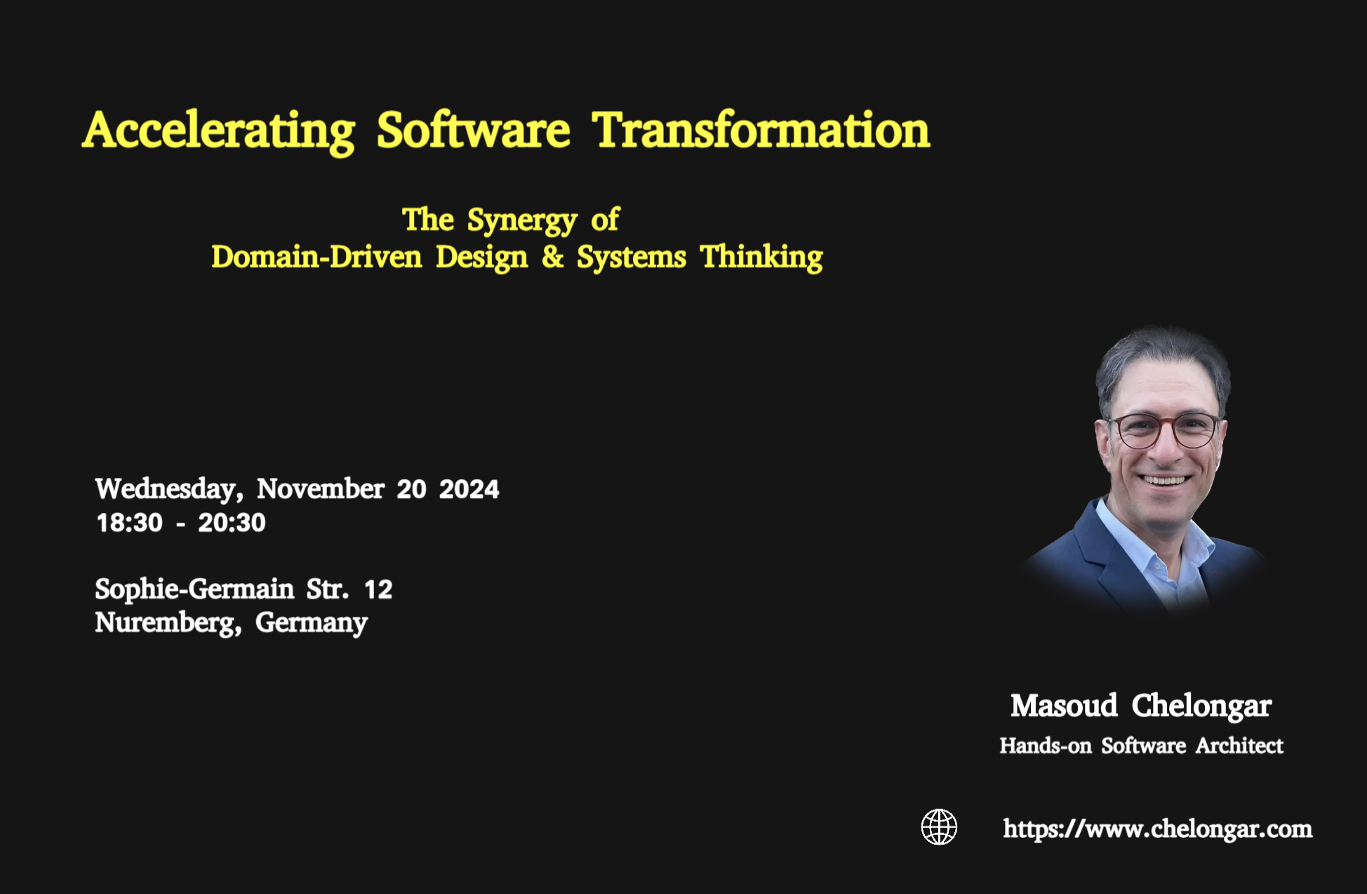 Seminar – Accelerating Software Transformation - Masoud Chelongar